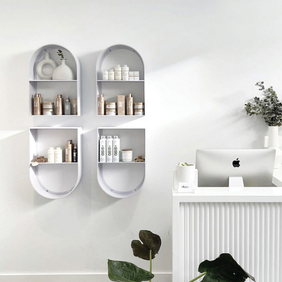 Metal Arch Box - White | Comfortel