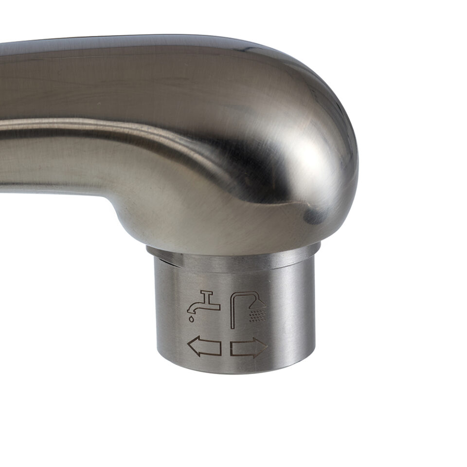 Stainless Steel Flick Mixer Tapset 5L/min for Shampoo Basins | Comfortel