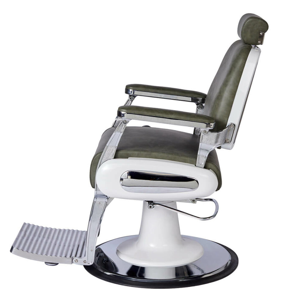 Forest Sage Green Barbers Chair | Comfortel