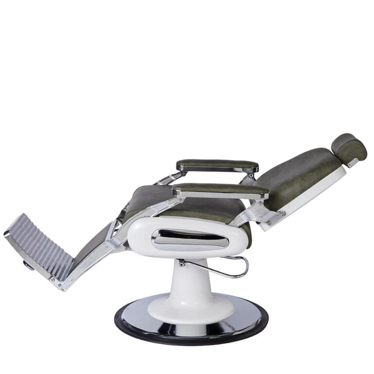 Forest Sage Green Barbers Chair | Comfortel