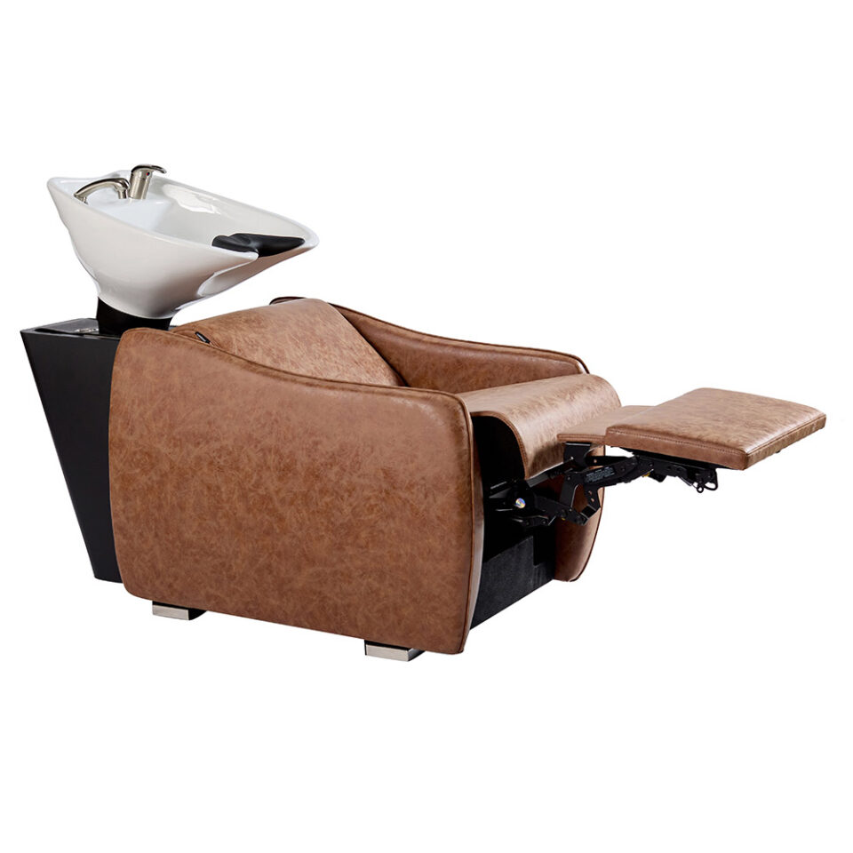 Harlow Electric Shampoo Lounge in Tan | Comfortel