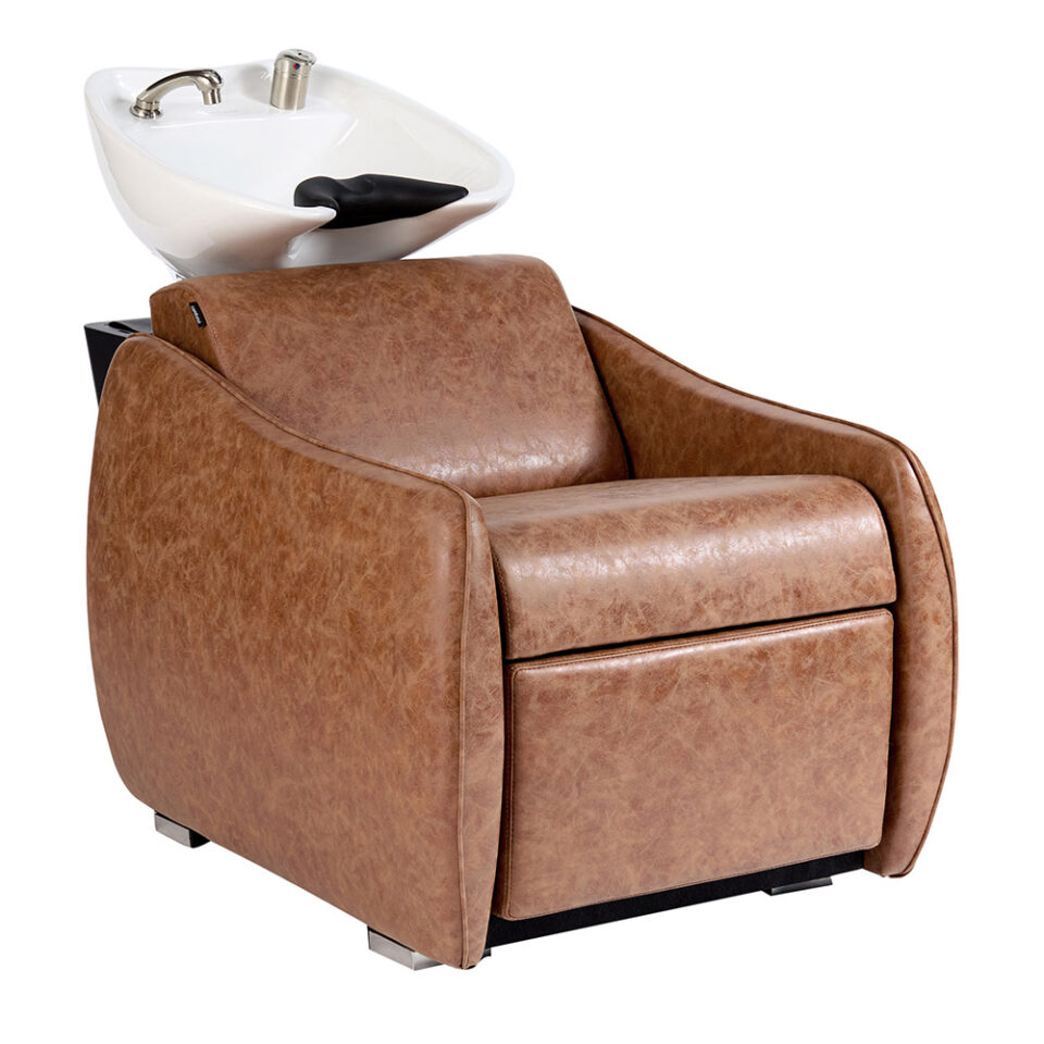 Harlow Electric Shampoo Lounge in Tan | Comfortel