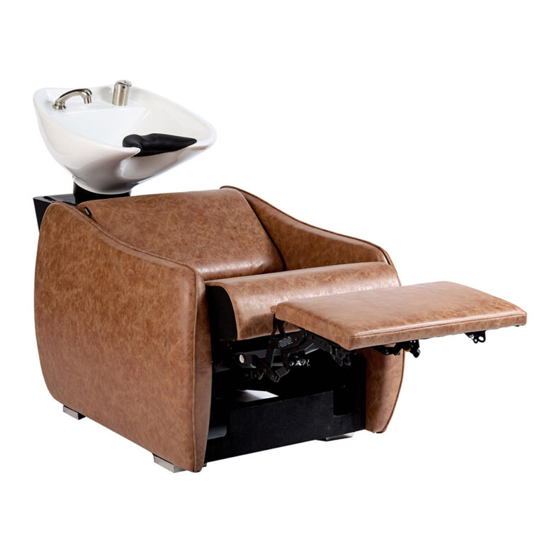 Harlow Electric Shampoo Lounge in Tan | Comfortel