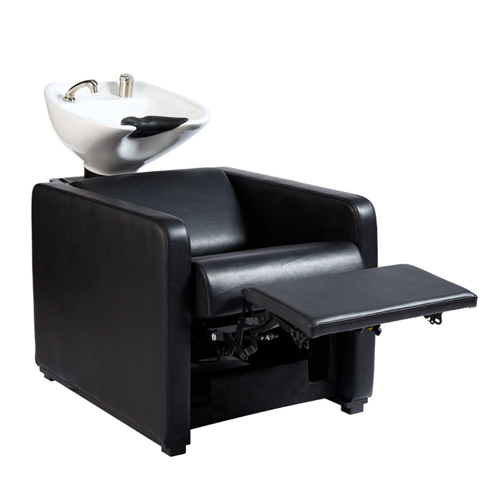 Kira Electric Shampoo Lounge in Black | Comfortel Australia