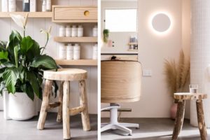 Modern Boho Salon Interior - Studio Benicky - Comfortel Salon Furniture