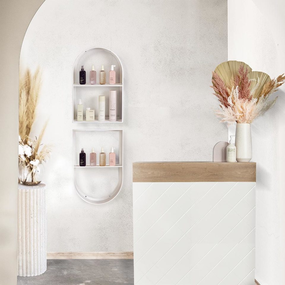 Metal Arch Box - White - Comfortel