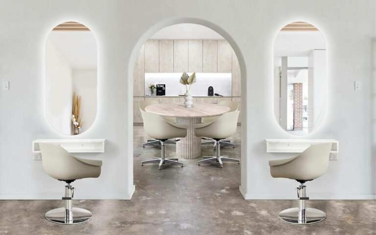 Neutral White | Salon Design Inspiration | Salon Furniture - Comfortel