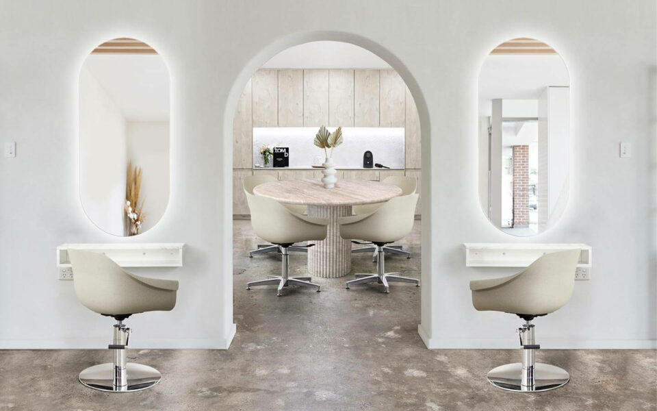 Neutral White | Salon Design Inspiration | Salon Furniture - Comfortel