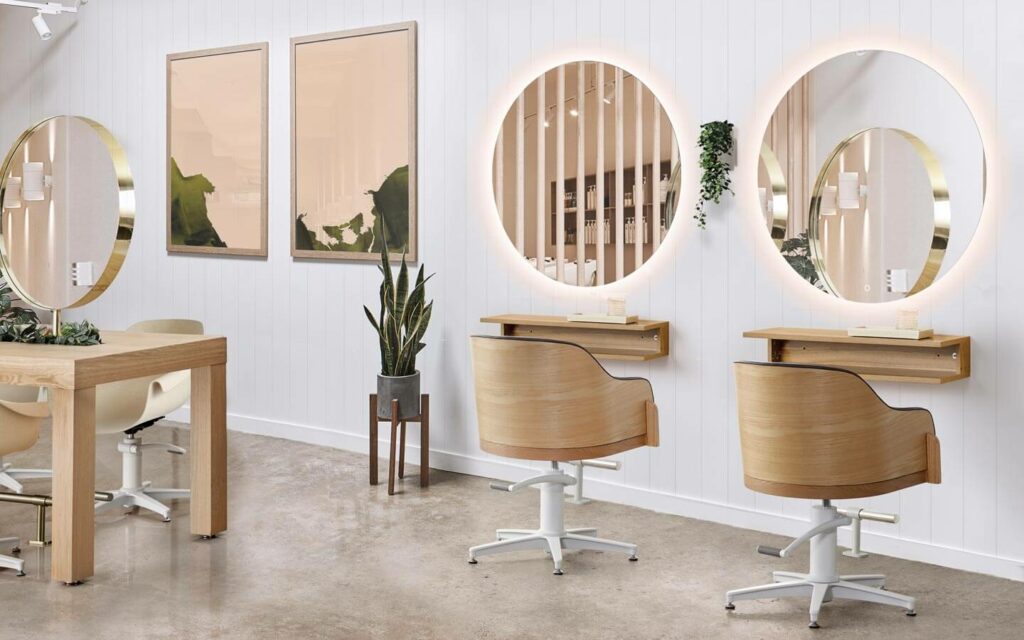 Coastal & Natural | Salon Interior Design Inspo | by Comfortel