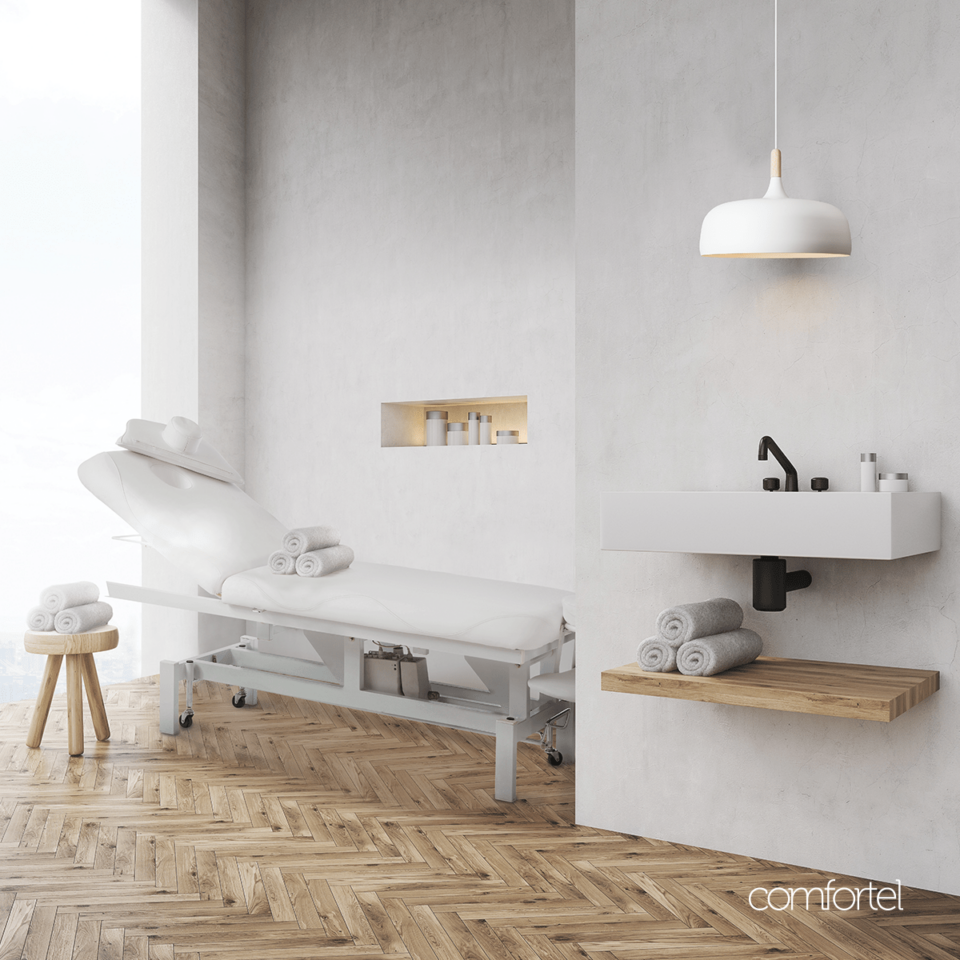 Quattro II Treatment Table White | Comfortel
