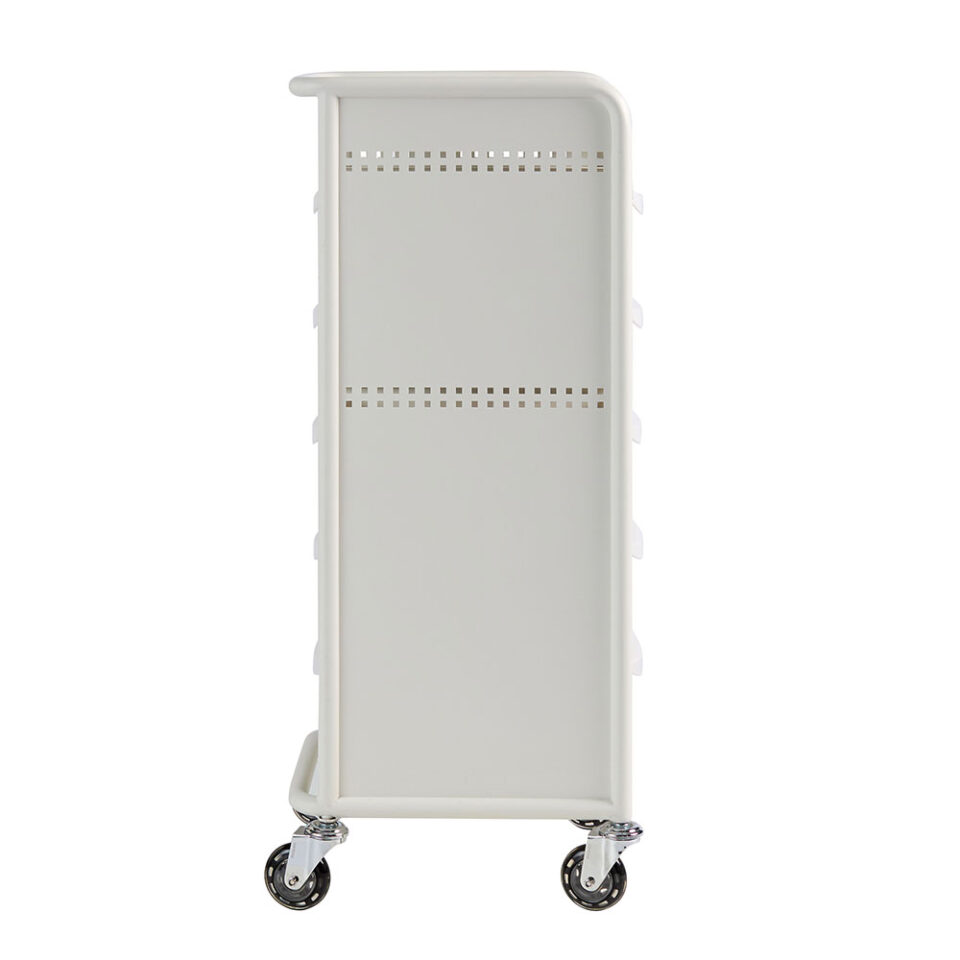 Workshop Deluxe 5 Tier Trolley II White | Comfortel