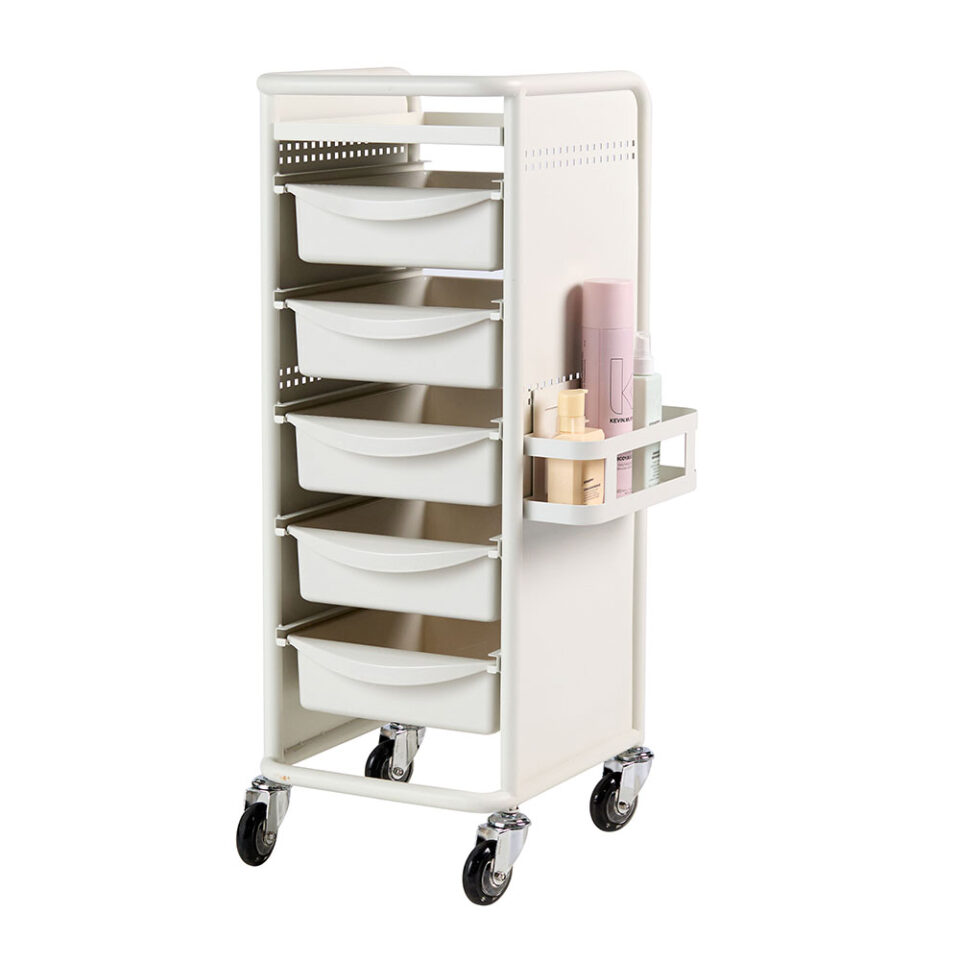 Workshop Deluxe 5 Tier Trolley II White | Comfortel