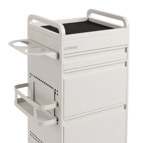 Tint Bowl / Dryer Holder - Trolley Accessory White | Comfortel