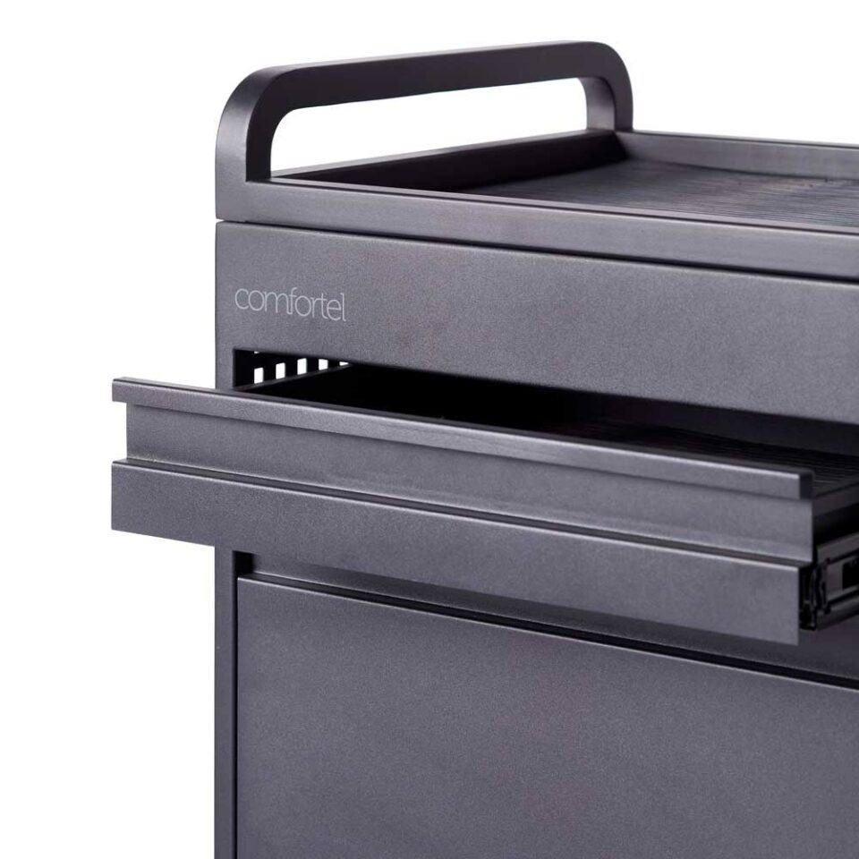 Studio 3 Drawer Trolley II Black | Comfortel