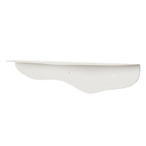 Metal Wavy Shelf - White (Large) | Comfortel