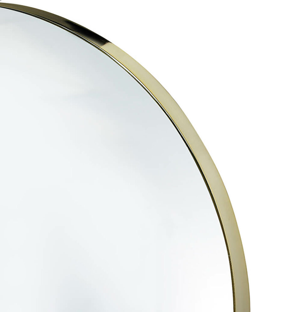 San Remo Arch Salon Mirror Brass | Comfortel
