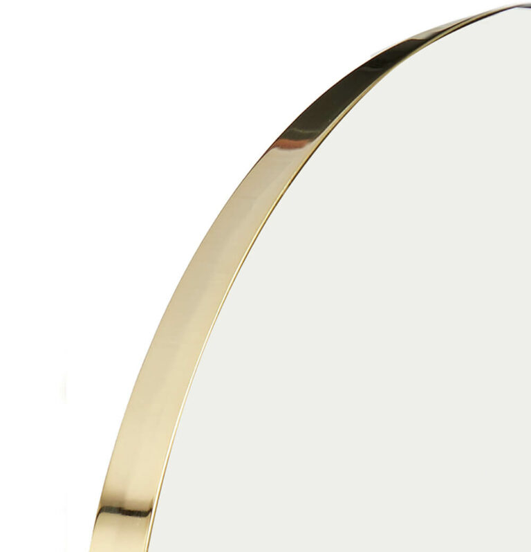 San Remo Arch Salon Mirror Brass | Comfortel