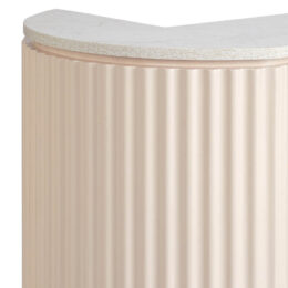 Martini II Reception Desk Cream Pink | Comfortel