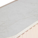 Martini II Reception Desk Cream Pink | Comfortel
