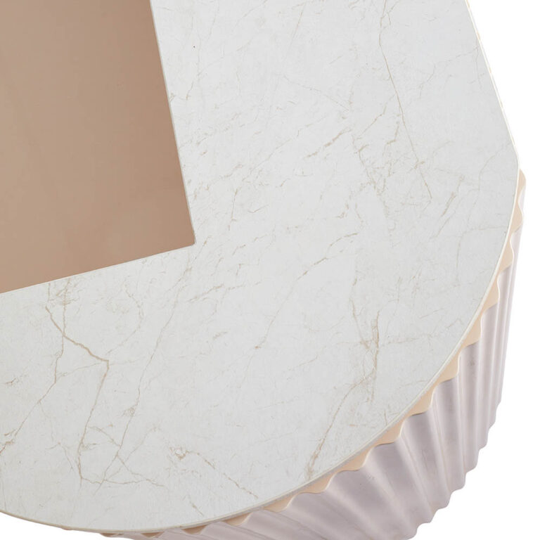 Martini II Reception Desk Cream Pink | Comfortel