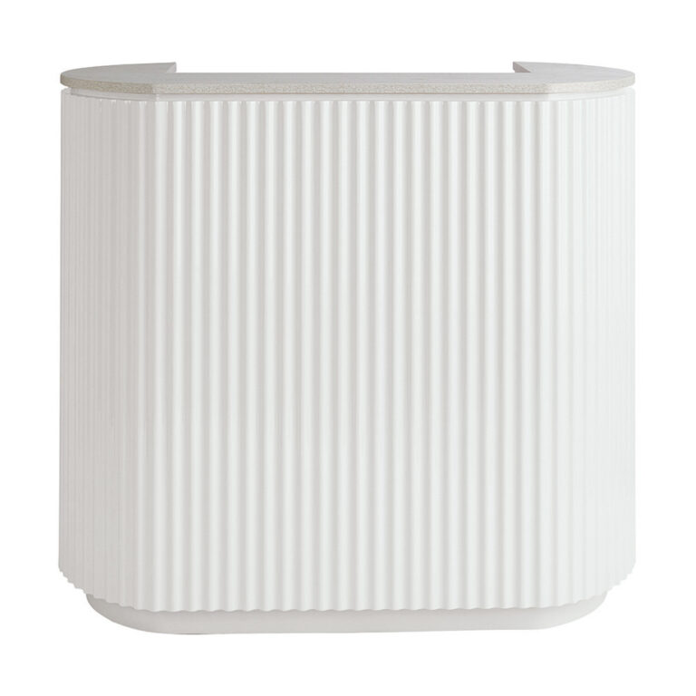 Martini II Reception Desk White | Comfortel