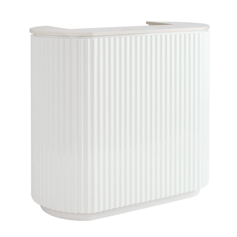 Martini II Reception Desk White | Comfortel