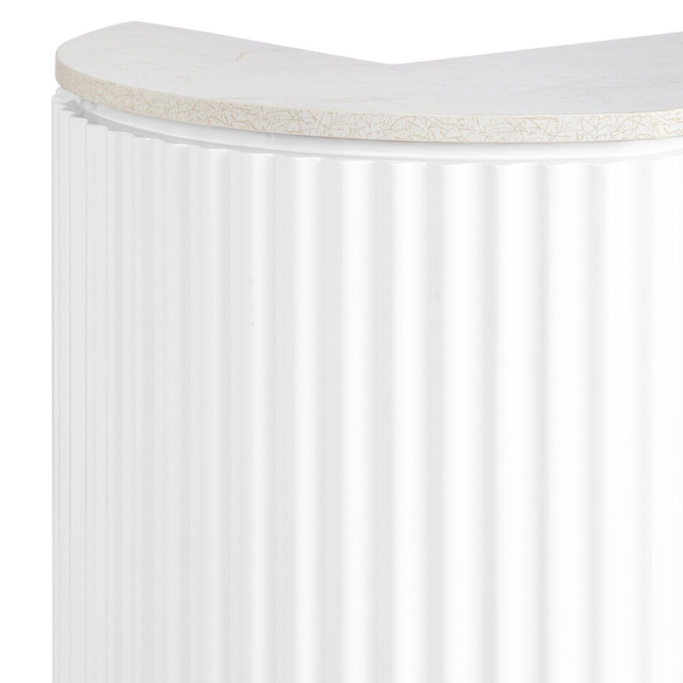 Martini II Reception Desk White | Comfortel